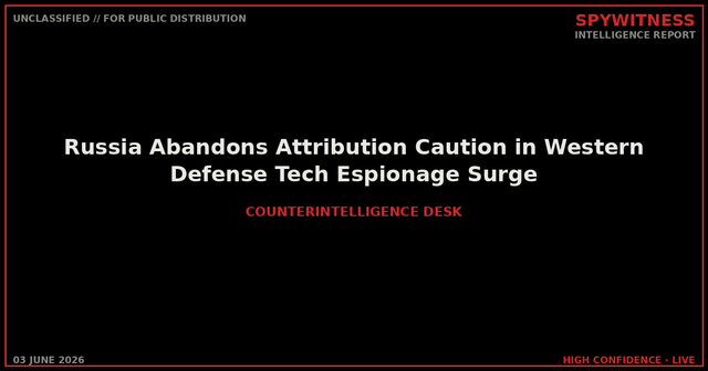 Russia's Defense Espionage: Four-Nation Warning | SpyWitness ...